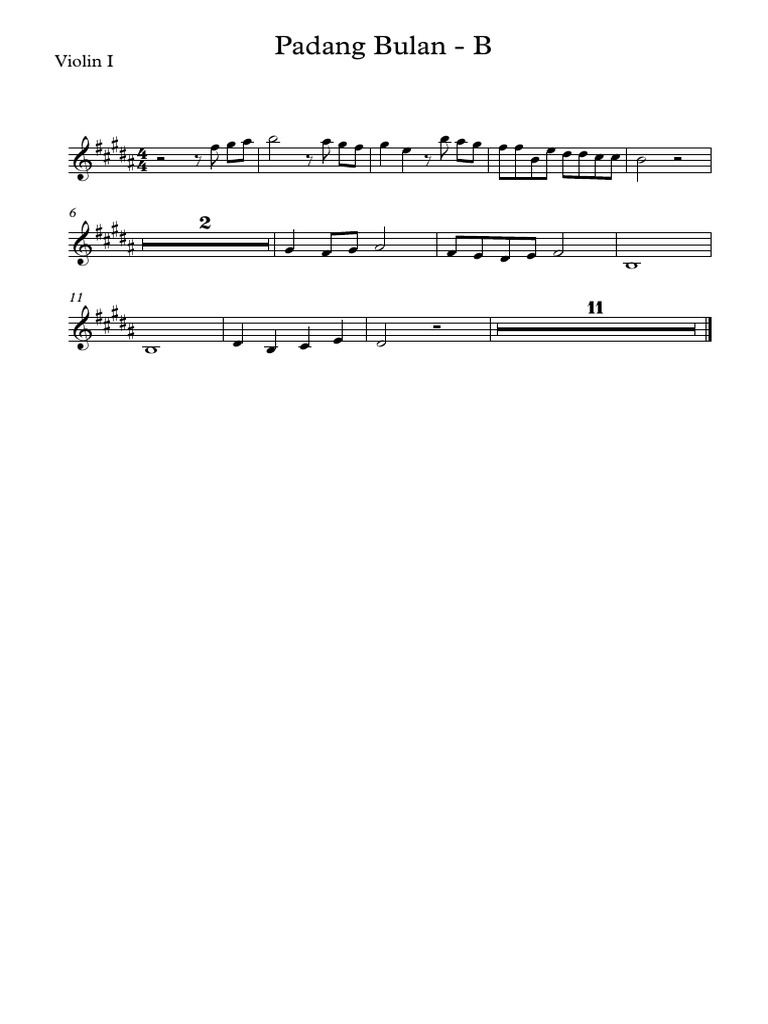 Padang Bulan - B | PDF