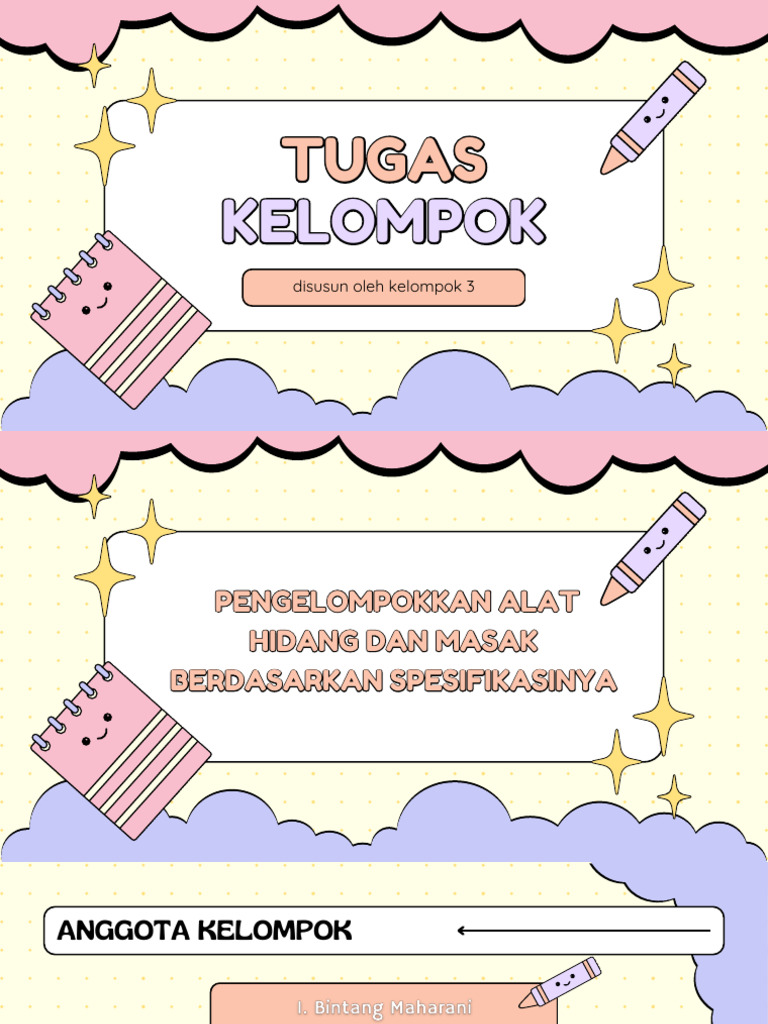 Pengelompokan Alat Masak dan Hidang | PDF
