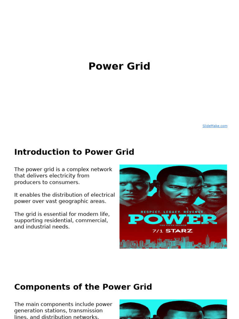 Overview of Power Grid Systems | PDF