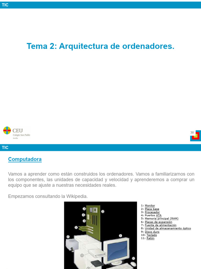 Arquitectura de ordenadores | PDF | Microprocesador | Hardware de la computadora