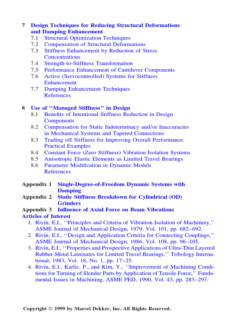 Stiffnes and Damping in Mechanical Design Part9 | PDF