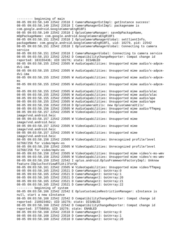 Log Cat 1754355838095 | PDF | Computing | Software