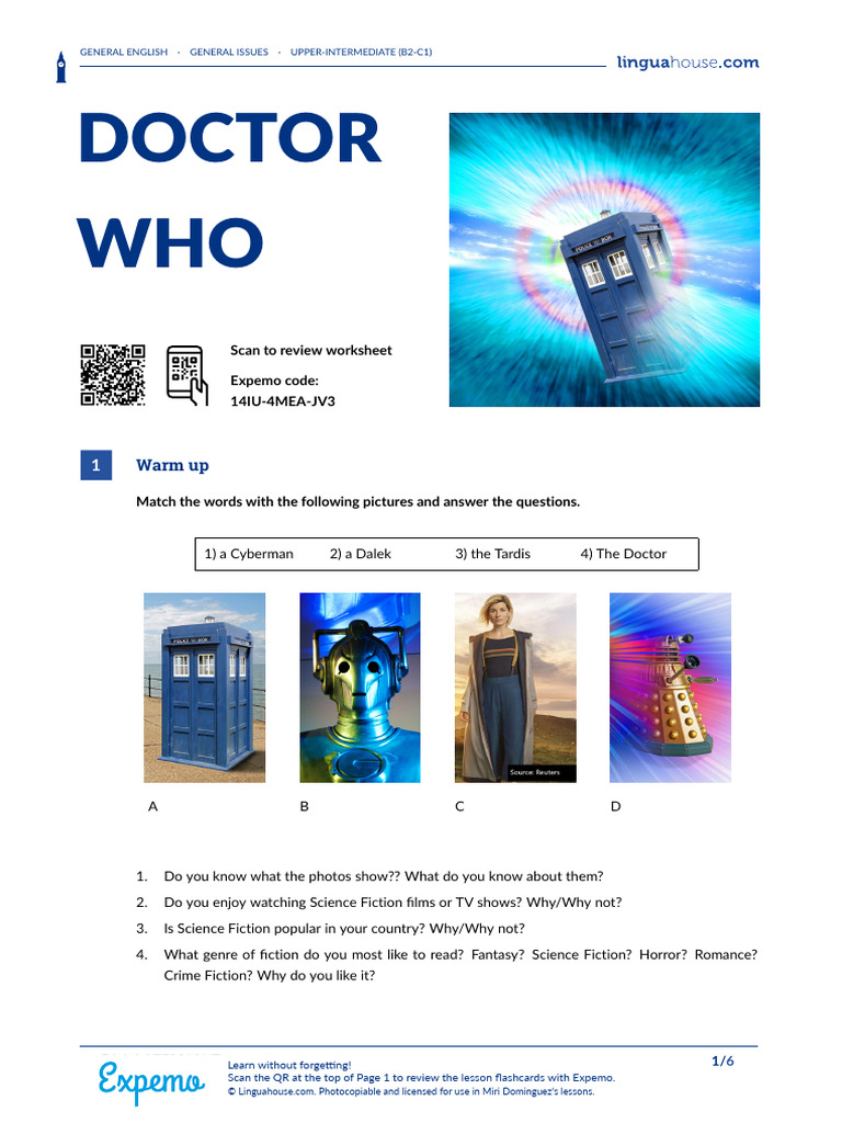 ST Doctor Who British English Student | PDF | Doctor Who | Bbc