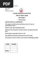 New Lower Secondary Curriculum Sample Papers Circular | PDF