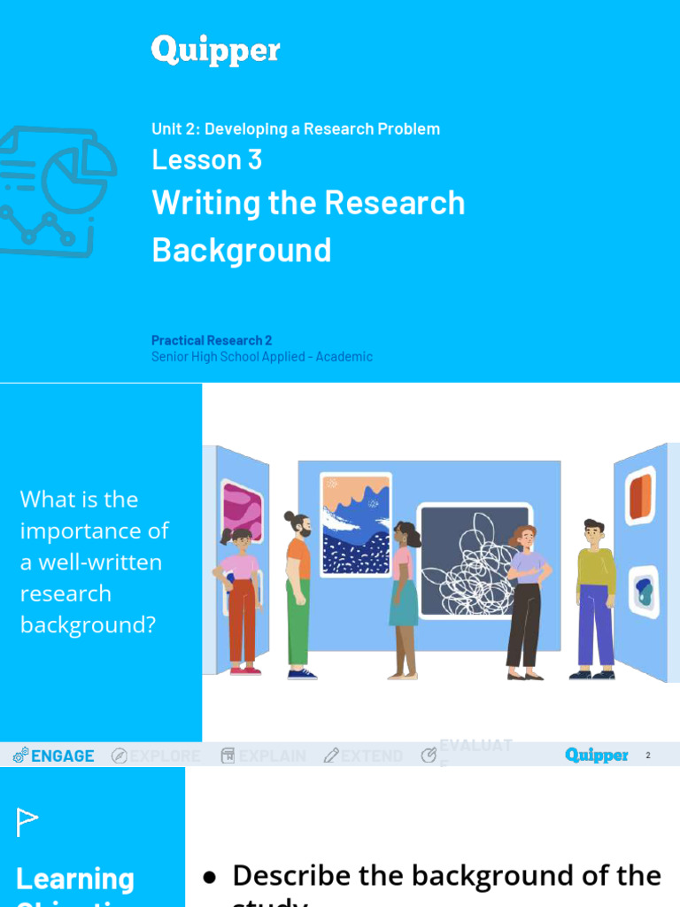 LESSON 3 - Writing Research Background | PDF | Human Communication ...