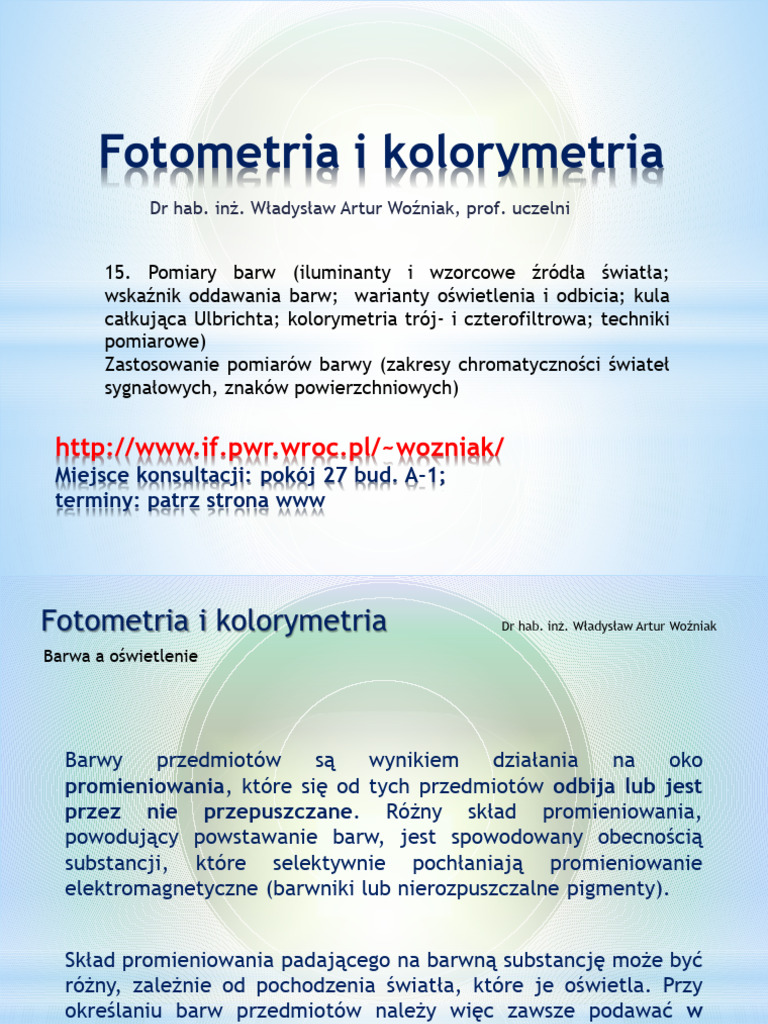 Fotometria 15 | PDF