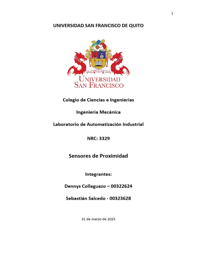 Collaguazo Salcedo Lab3 | PDF | Sensor | Electromagnetismo