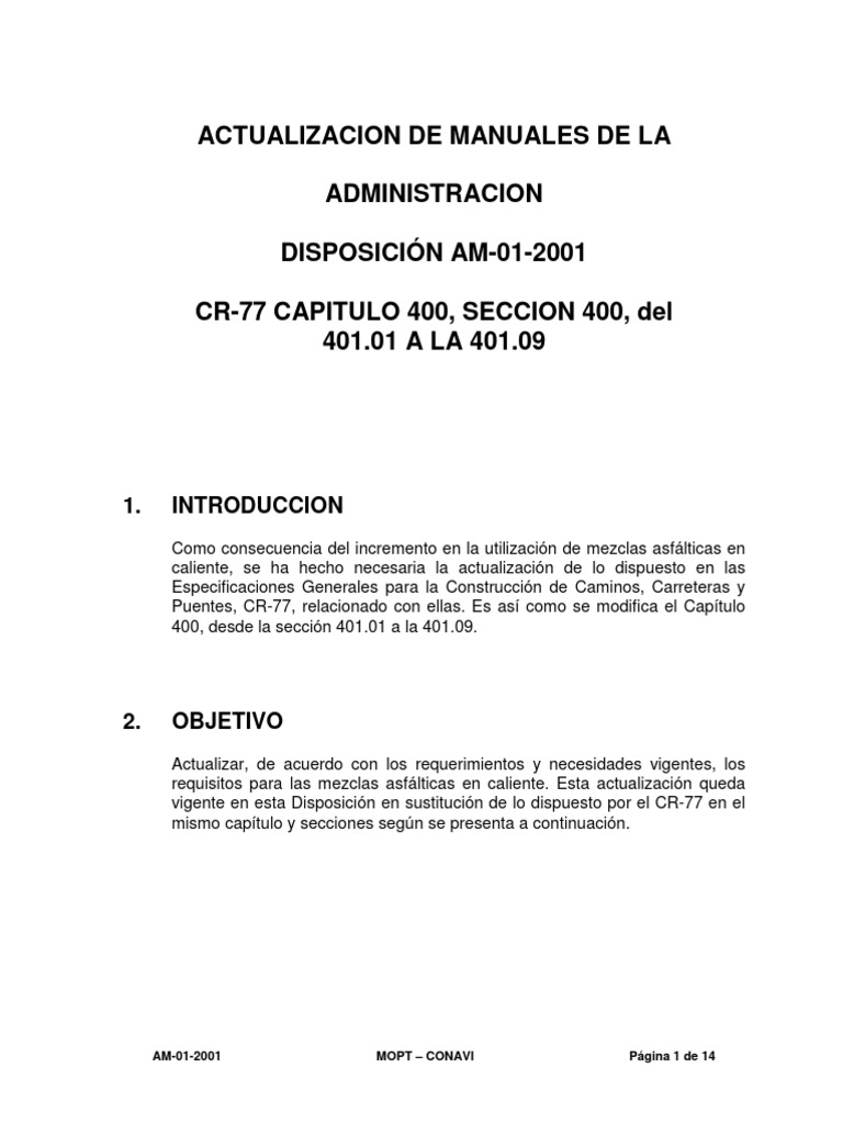 AM-01-2001 | PDF | Cemento | Minerales
