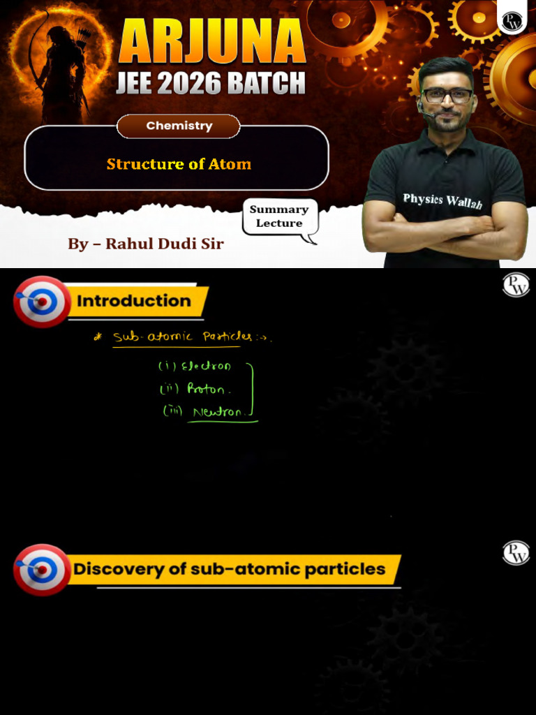 Chemistry: by - Rahul Dudi Sir | PDF