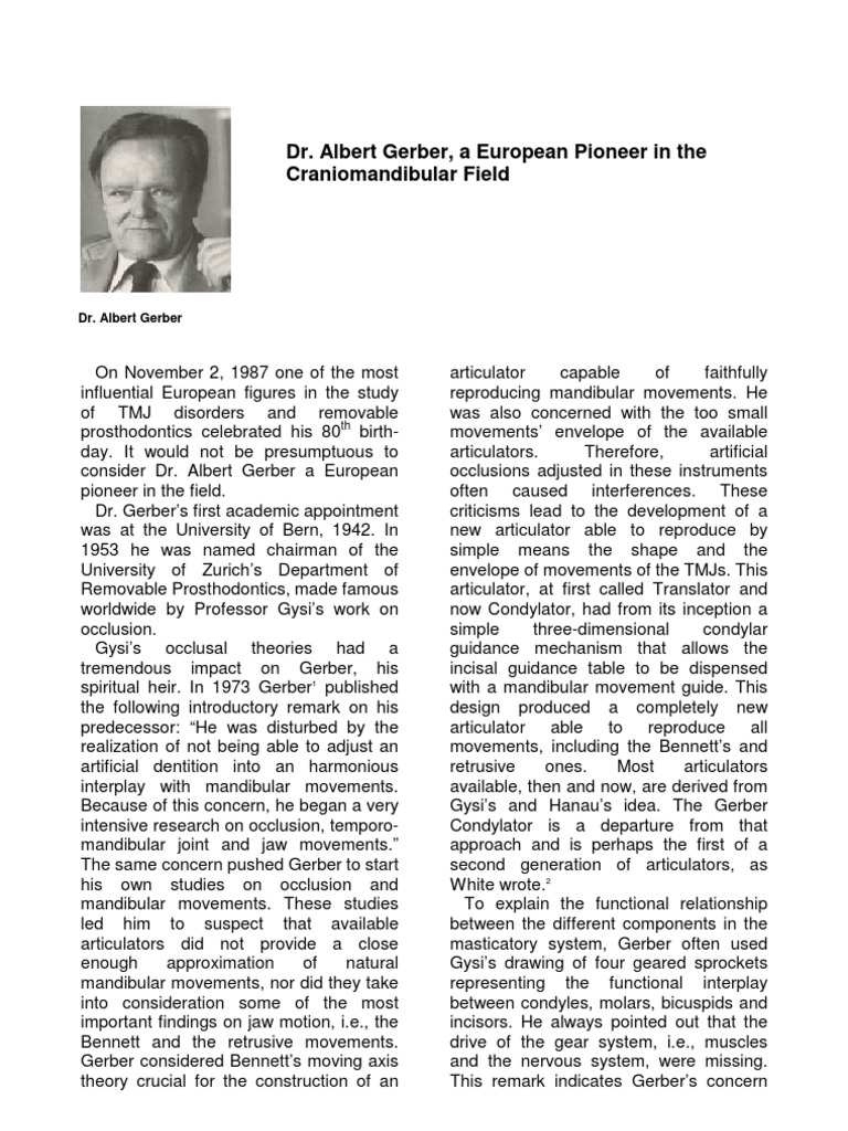 Albert Gerber | PDF | Musculoskeletal System | Clinical Medicine