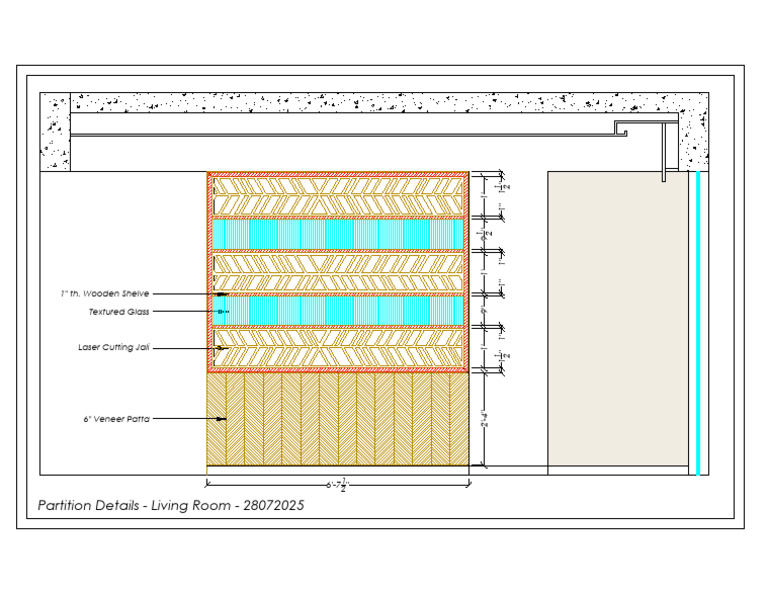 Partition Details - Living Room - 28072025 | PDF