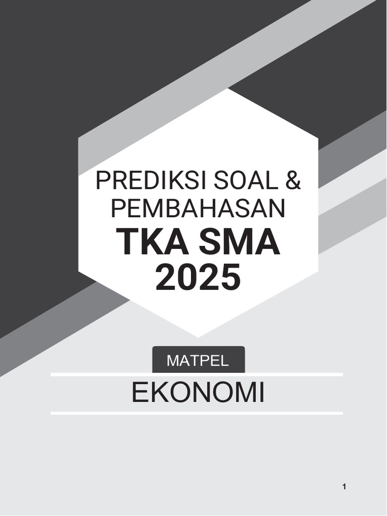 Soal Tka Ekonomi 2025 | PDF