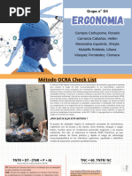 6-Método Ocra Checklist Ejemplo de Aplicación Corregido VT | PDF ...