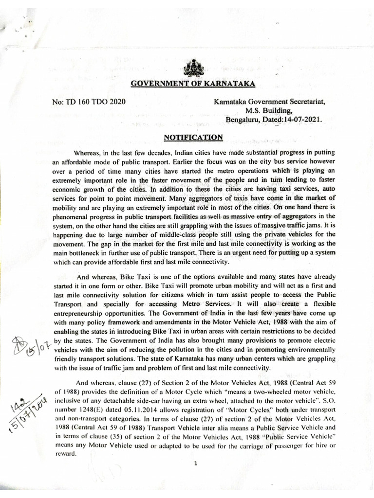Govt Kerala Notification | PDF
