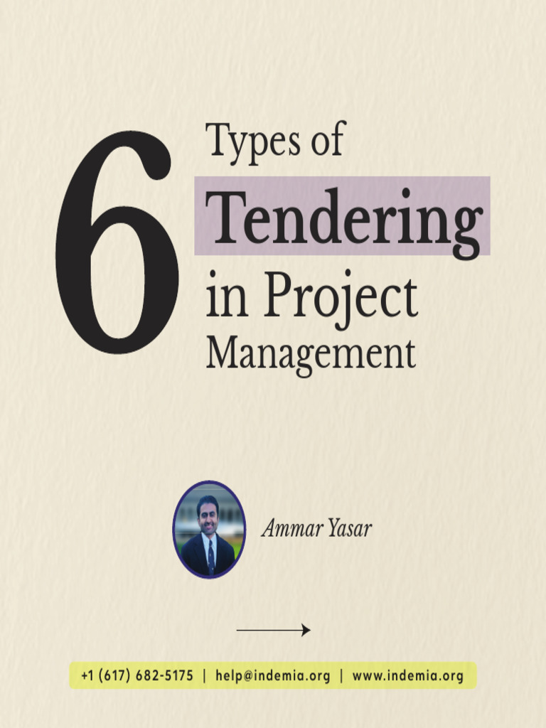 Types of Tendering in Project Management | PDF | Business
