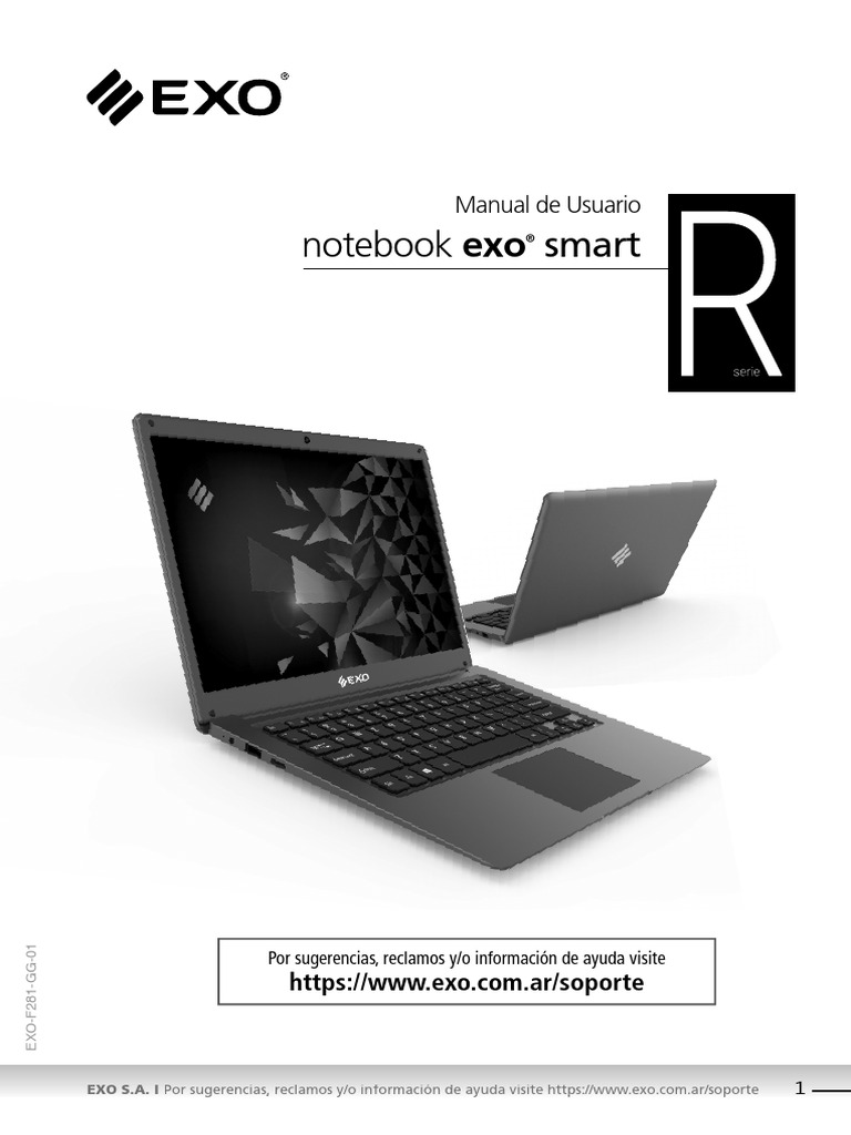Manual de Usuario Notebook EXO Smart R | PDF | Residuos | Windows 10
