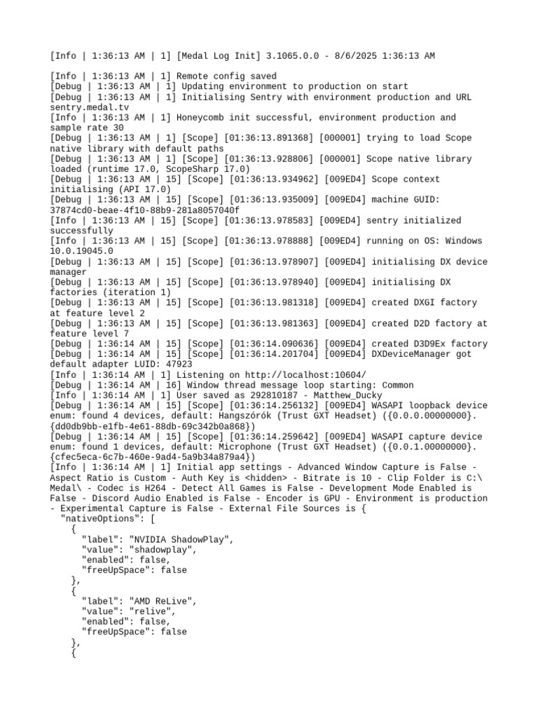 Medal Log 20250806 | PDF | Graphics Processing Unit | Computer Keyboard