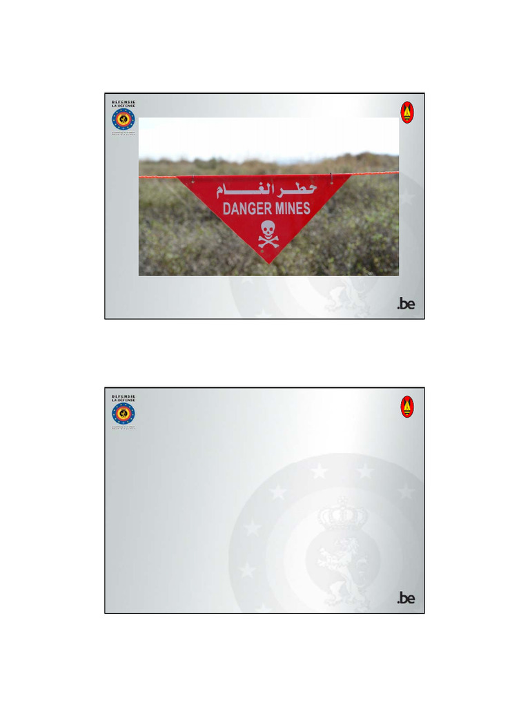 Belgian EOD Training on Anti-Personnel Mines | PDF | Bomb Disposal ...