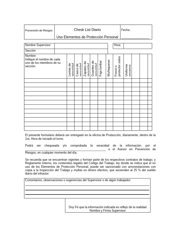 chesk_list_epp | PDF