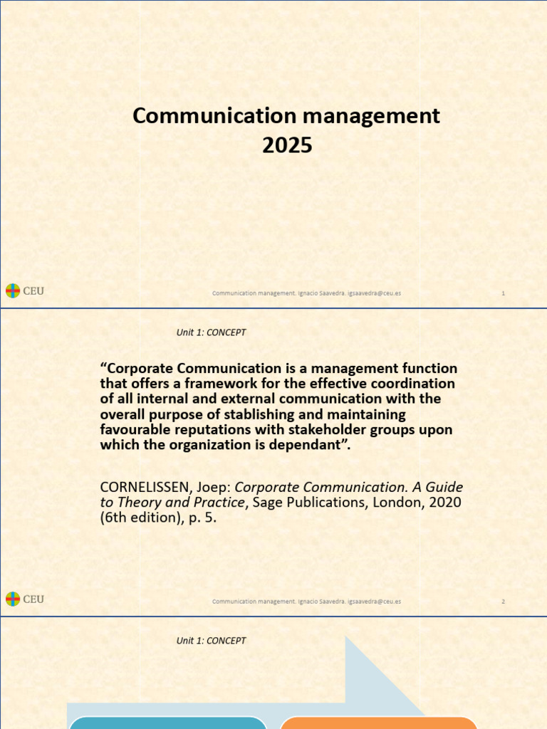 Corporate Communication Management Guide | PDF | Communication | News