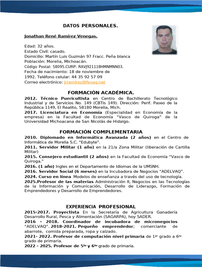Jonathan Geifman: Perfil Profesional 2025 | PDF | Informática