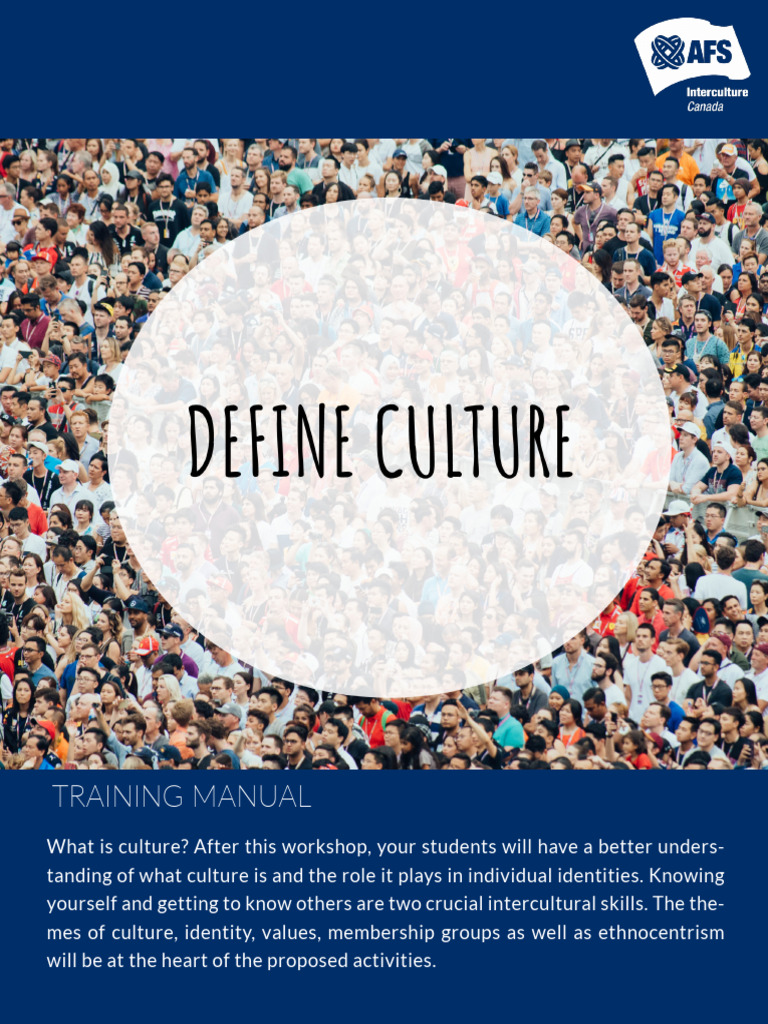 Understanding Culture and Identity Workshop | PDF | Concept | Knowledge