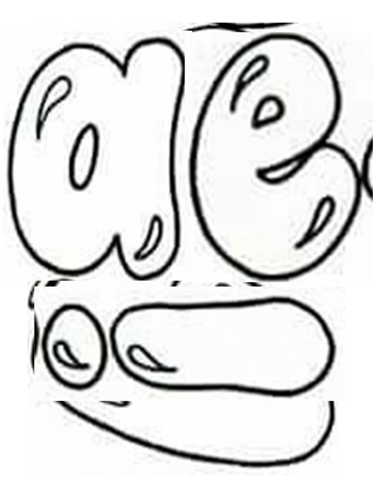 Letras Burbuja | PDF