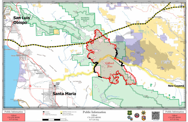 Gifford Fire Map 8/7/25 | PDF