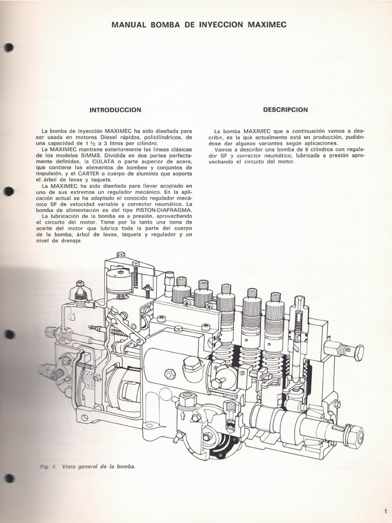 Bomba Linea Cav - Maximec | PDF