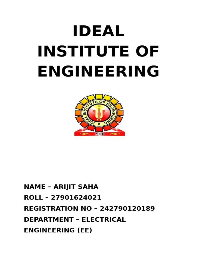 Electrical Engineering Diploma Certificate | PDF