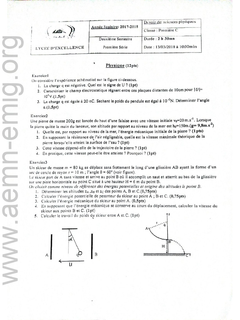 Dev1 PC S2 1èrec 17-18 | PDF