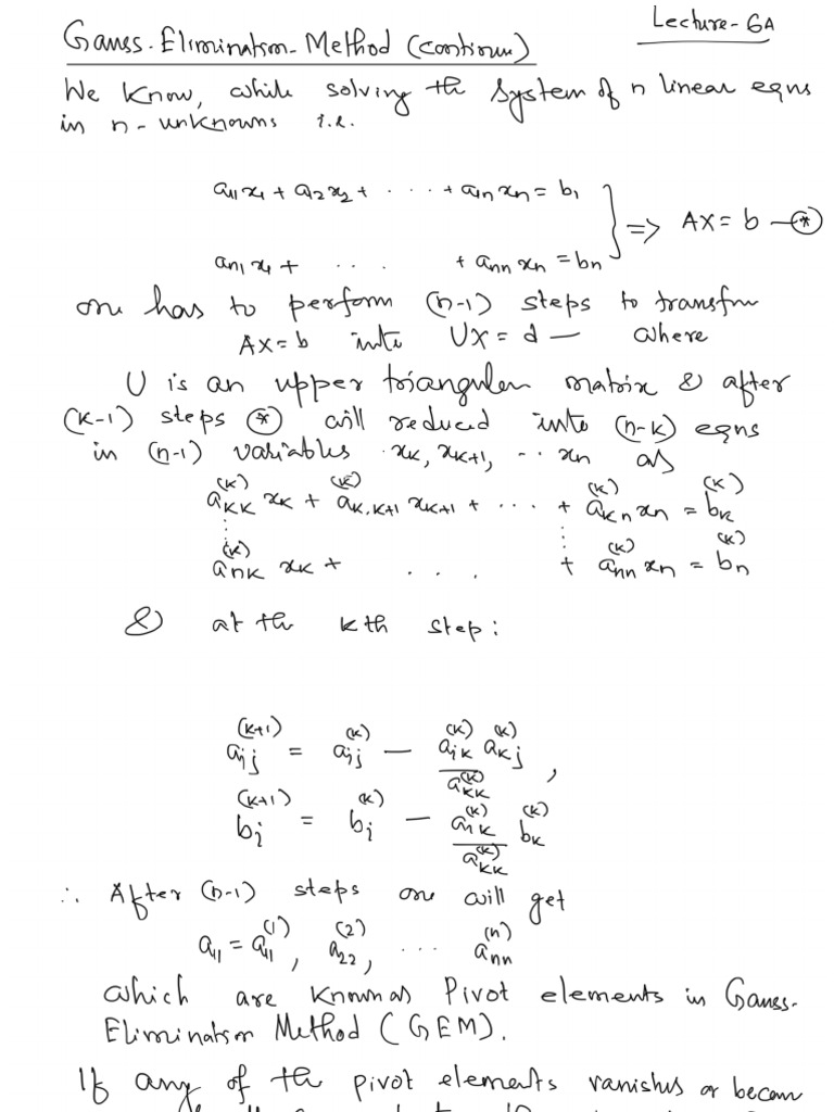 Lecture 6A GEM | PDF