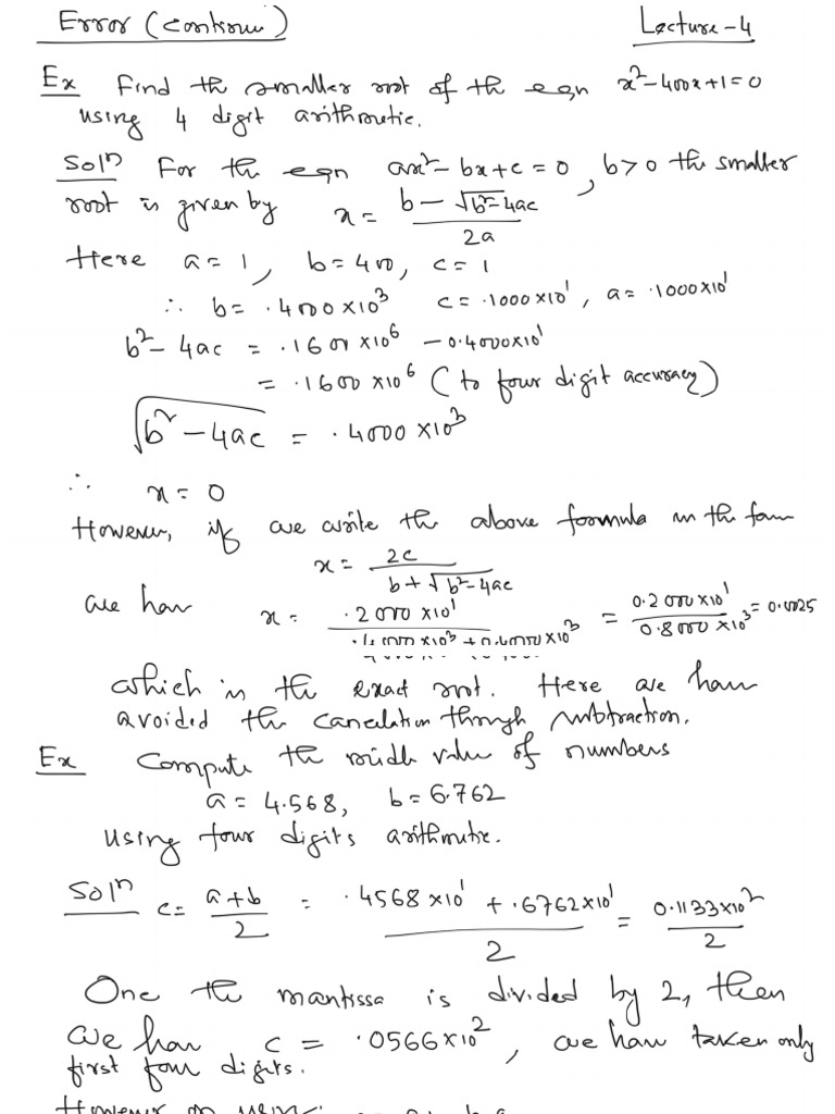 Lecture 4 | PDF