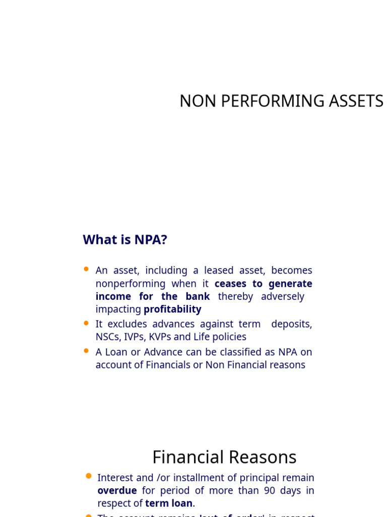 Understanding 'Out of Order' in NPA | PDF | Debits And Credits | Banks