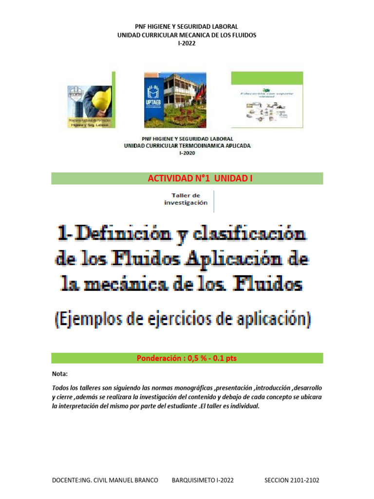 Actividad 1 Unidad 1 2022 | PDF
