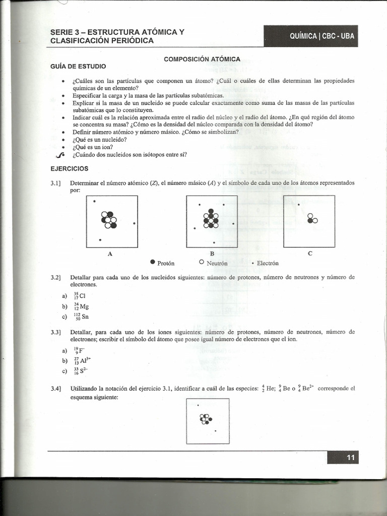 Gu-A de Ejercicios de Composici-N At-Mica | PDF