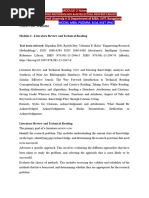 Literature Survey Format | PDF