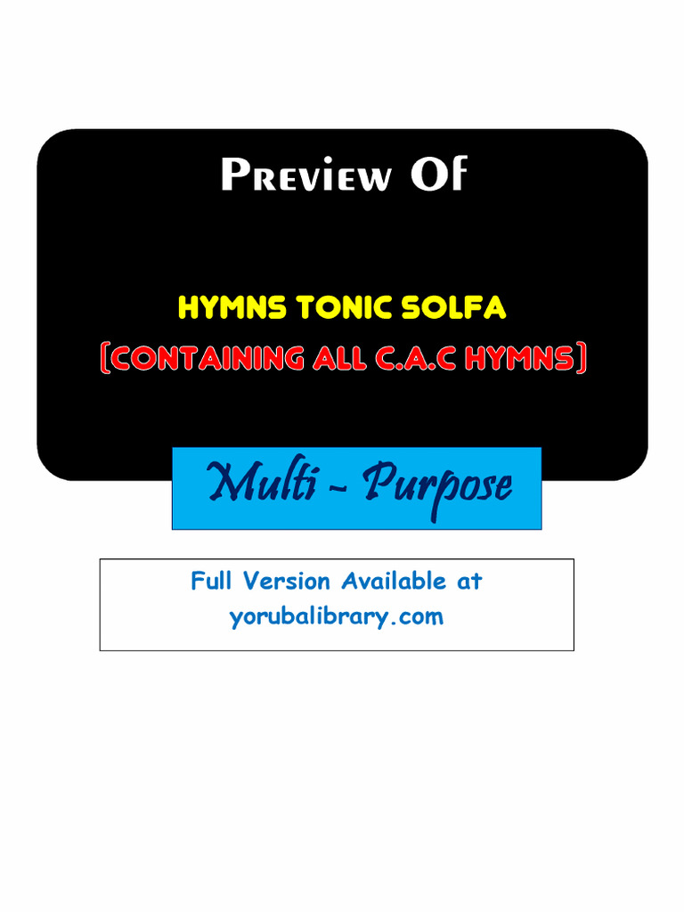 Tonic Solfa | PDF