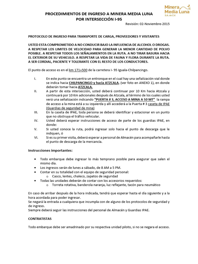 Protocolo de Acceso MML - Access Protocol Policy | PDF | Transporte