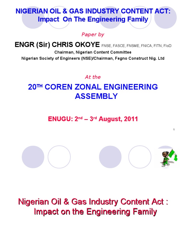 COREN Assembly by Engr. Chris Okoye (V. 03) | PDF | Nigeria ...