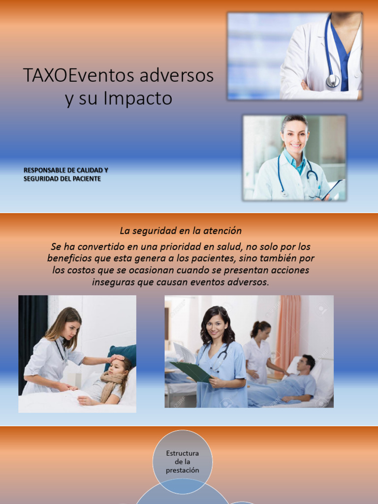 Eventos Adversos en Atención Médica | PDF | Seguridad del paciente ...