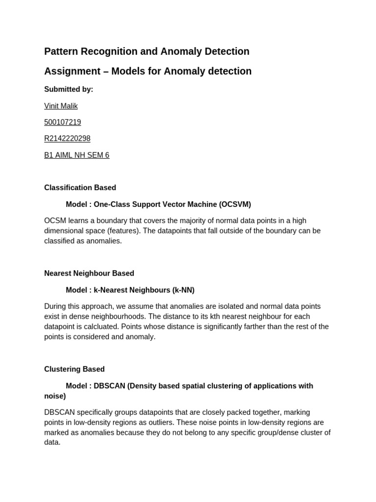 Assignment Pattern Recog Class | PDF | Cluster Analysis | Data Mining