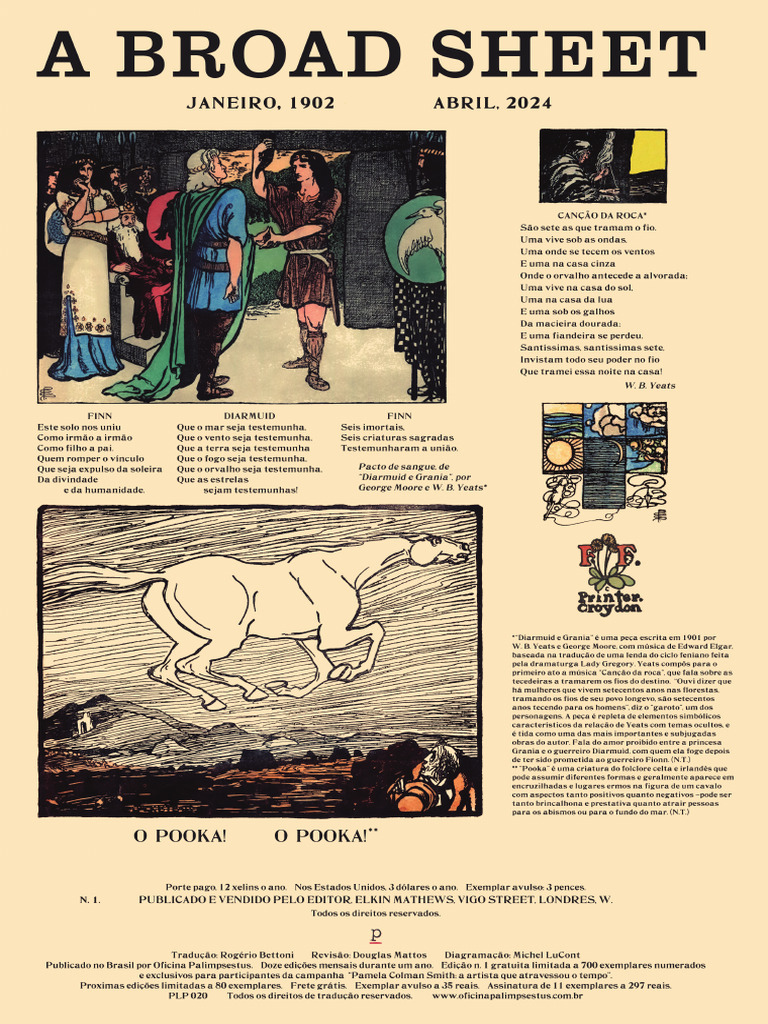 A Broad Sheet 01 - Illustrations - Pamela Colman Smith | PDF