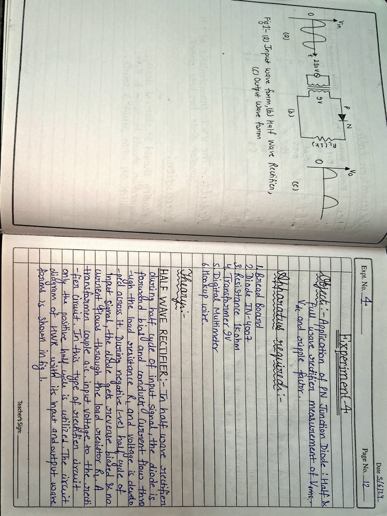 Electronics Experiment No.4 | PDF