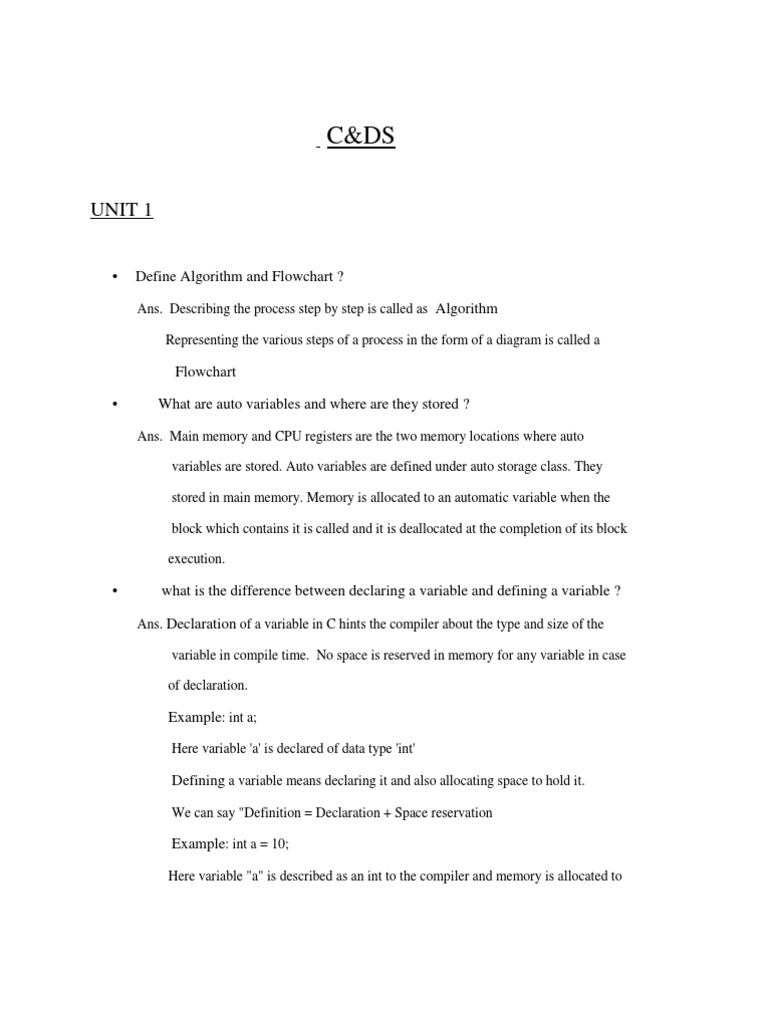 Comp Viva | PDF | Pointer (Computer Programming) | Parameter (Computer ...