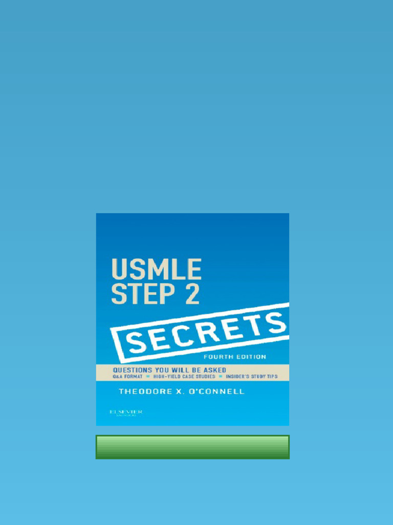 (Ebook) USMLE STEP 2 SECRETS by coll. ISBN 9780323188142, 0323188141 ...
