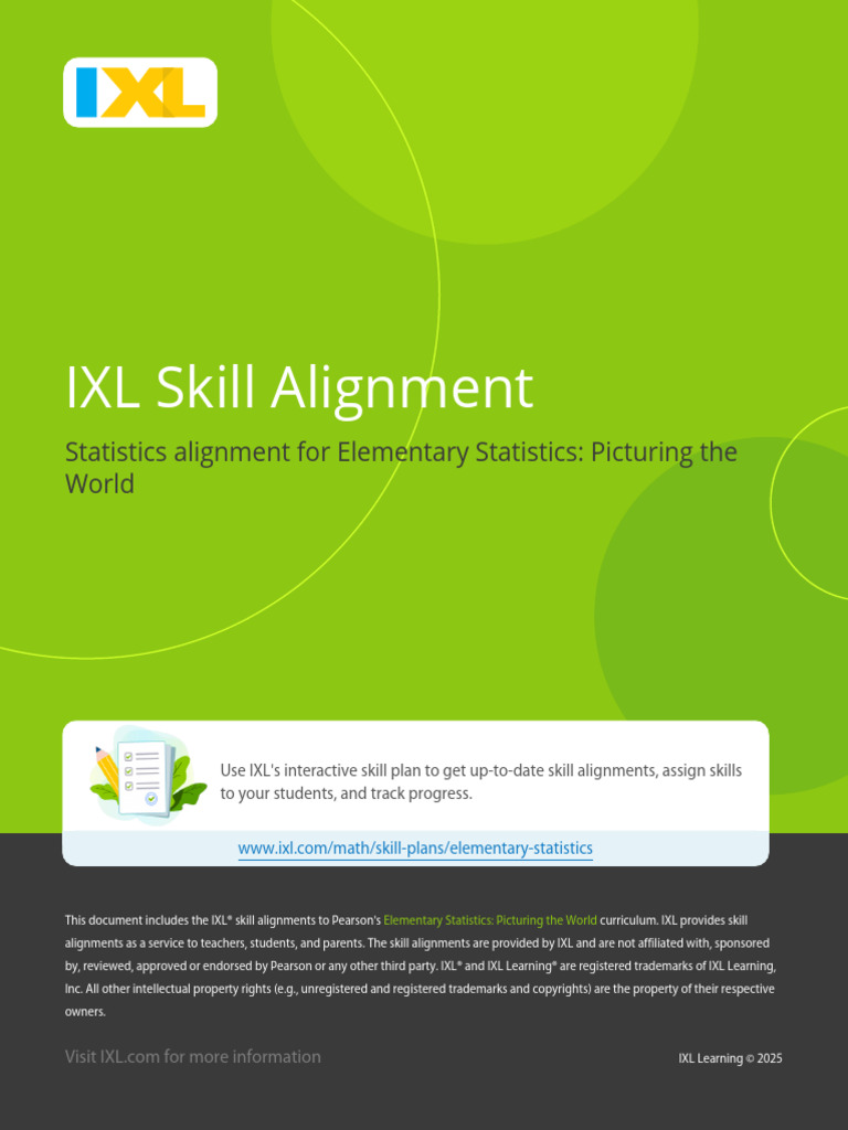 IXL Statistics | PDF | Normal Distribution | Statistics