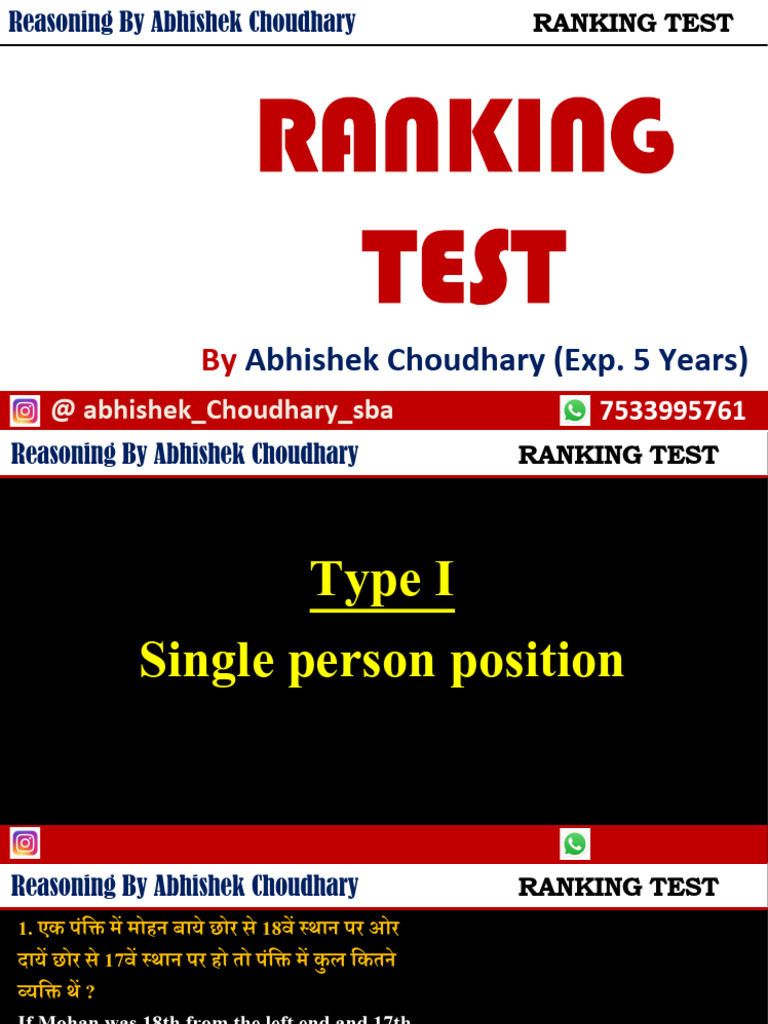 2. Ranking Ppt | PDF