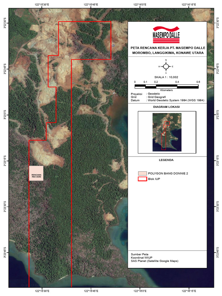 Batas Blok Kerja Bg Doni | PDF