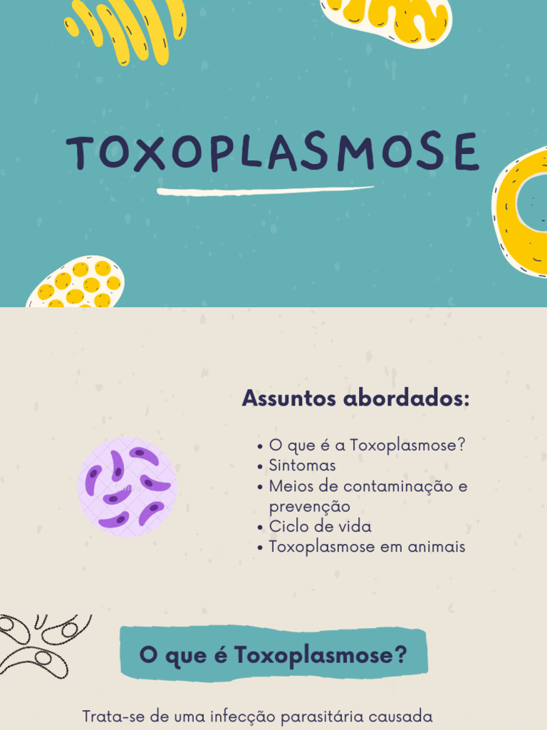 Toxoplasmose: Sintomas e Prevenção | PDF | Ciências da Saúde ...
